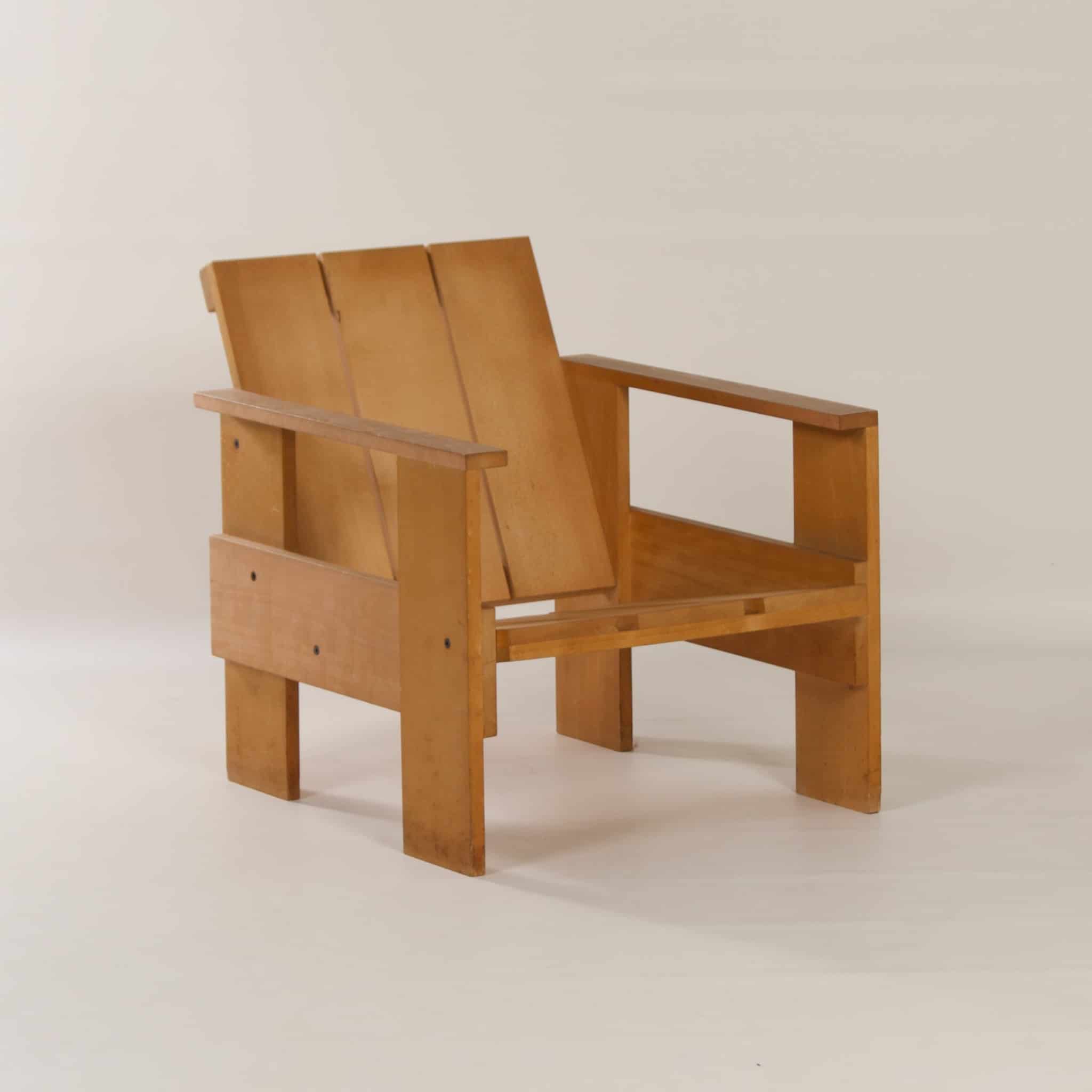 Kratstoel van Gerrit Rietveld voor Cassina, 1980s